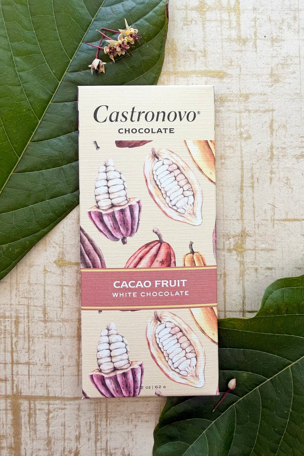 Cacao Fruit White Chocolate – Castronovo Chocolate
